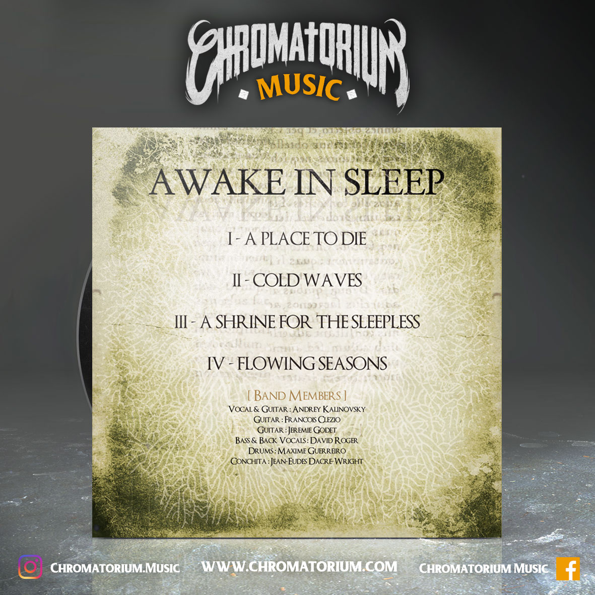 Awake In Sleep - Atmospheric & Post Core - Chromatorium Music.